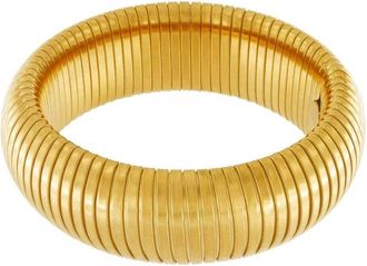 Dansk Copenhagen Femme, Accessoires, Jaune, Taille: ONE Size Bracelet Statement Plaqu&eacute; Or