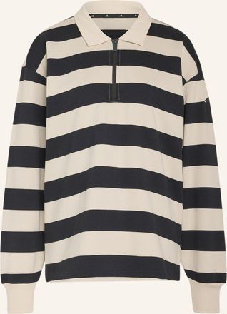 adidas Essentials Contemporary French Terry Langarm-Poloshirt schwarz
