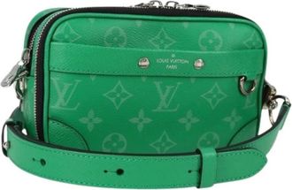 Louis Vuitton Pre-owned Cuir sacs-louis-vuitton - Femme - Pre-owned - Vert - Taille: ONE Size