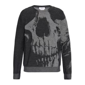 Alexander McQueen Wollpullover - - Knitwear - Herren - Grau - L