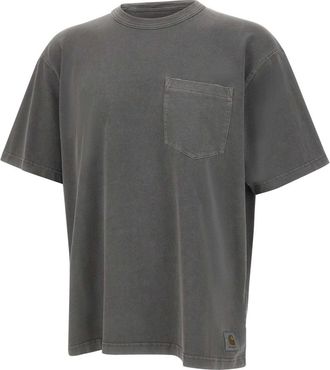 Carhartt Work in Progress Homme, Tops, Gris, Taille: M Torion Pocket T-shirt