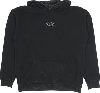 Diesel Homme, Sweatshirts et sweats &agrave; capuche, Noir, Taille: M SweaT-shirts &agrave; capuche