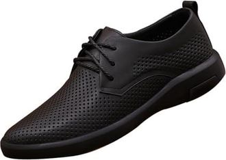 Generic Chaussures habill&eacute;es noires &agrave; lacets classiques pour homme - Chaussures Oxfords formelles d&eacute;contract&eacute;es daffaires mariage travail, Noir, 40 2/3 EU