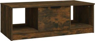 vidaXL Vidaxl - Couchtisch R&auml;uchereiche 102x50x36 cm Holzwerkstoff