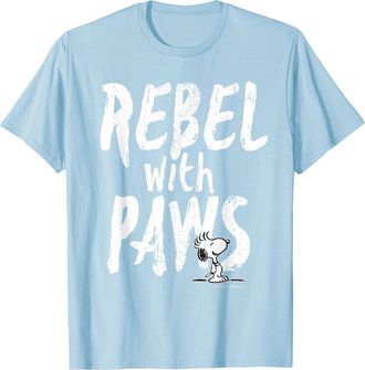 Peanuts Rebel with Paws Snoopy Retro-Comic der 80er, Cooler Klassiker T-Shirt
