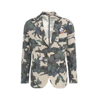 Bob Camouflage Anzugjacke - - Jackets - Herren - Mehrfarbig - 2XL