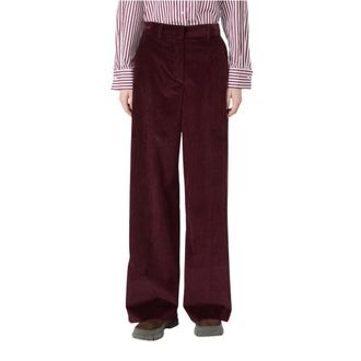 Max Mara Weite Hosen - - Trousers - Damen - Rot - S