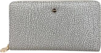 Borbonese Femme, Accessoires, Beige, Taille: ONE Size Classica Wallet Large Zip Around