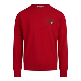 MC2 Saint Barth Pull Heron - Homme - Pulls - Rouge - Taille: L