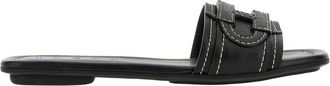Hogan Femme, Chaussures, Noir, Taille: 37 1/2 EU H685 Ciabatta H