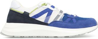 Canada Goose Mens Cascade Low-Top Sneakers Blue Leather Trainers