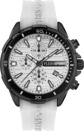 Plein Sport Homme, Accessoires, Blanc, Taille: ONE Size Chronograph Psbea0224