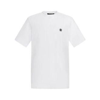 Roberto Cavalli T-Shirt mit Monogramm RC - - Tops - Herren - Wei&szlig; - XL