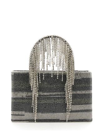 Kara Womens Bag With Crystals Multicolour Polyester Handbags Hand