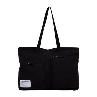 Karl Lagerfeld Baumwoll-Tragetasche - - Bags - Damen - Schwarzk - ONE SIZE