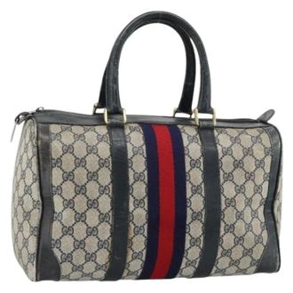 Gucci Sac Boston Pre-owned - Femme - Pre-owned - Bleu - Taille: ONE Size