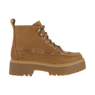 Timberland Femme, Chaussures, Jaune, Taille: 39 1/2 EU Stone Street Mid Lace-Up Platform Boot