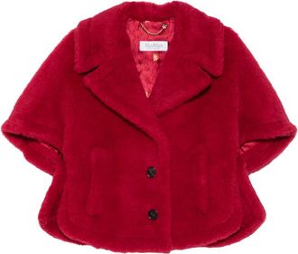Max Mara cape boutonnée - Rouge