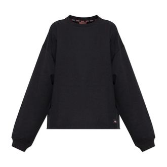 Diesel Damen, Sweatshirts & Hoodies, Schwarzk, LGr&ouml;&szlig;e