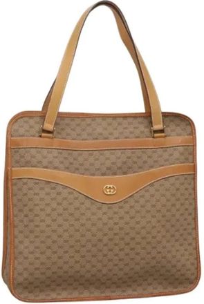 Gucci Pre-owned Cuir sacs-gucci - Femme - Pre-owned - Beige - Taille: ONE Size