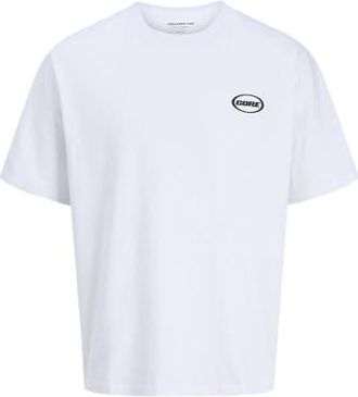 Jack & Jones Jcolido Photo Back T-Shirt &agrave; col Rond pour Homme, Blanc &eacute;clatant., M