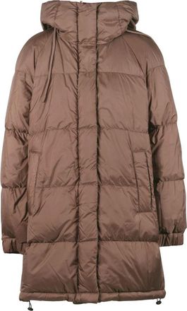 Max Mara Femme, Manteaux, Brun, Taille: 46 FR Anfora Reversible Parka