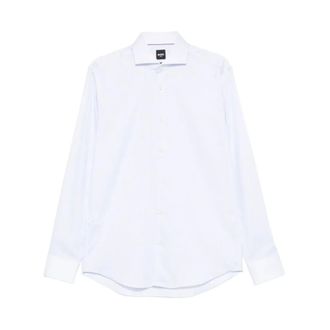 HUGO BOSS Homme, Chemises, Bleu, Taille: XL Cotton Shirt