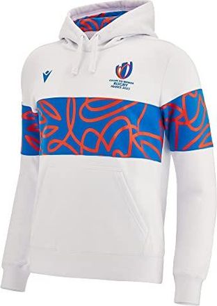 Macron Sweat a Capuche Adulte Rugby World Cup 2023 Officiel - Blanc - L