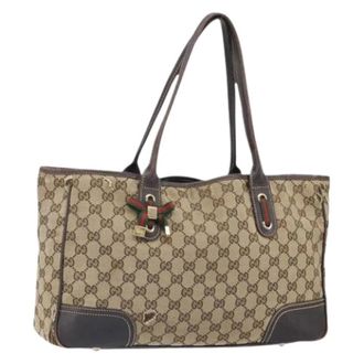 Gucci Pre-owned Vintage GG Canvas Tote Bag - - Pre-owned - Damen - Beige - ONE SIZE