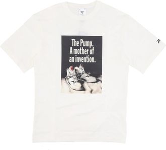 Reebok Bb Pump Graphic Tee - - Sport - Herren - Wei&szlig; - XL