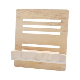 Lurrose Tragbarer Faltbarer Tischst&auml;nder aus Massivholz Verstellbarer Lesest&auml;nder f&uuml;r B&uuml;cher und Rezepte Platzsparend f&uuml;r Schreibtisch und K&uuml;che