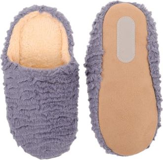 BESPORTBLE de coton à fond pantoufles pour femmes dintérieur et dextérieur pantoufles pour couples pour hommes Gris