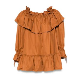Saint Laurent Damen, Kleider, Braun, SGr&ouml;&szlig;e