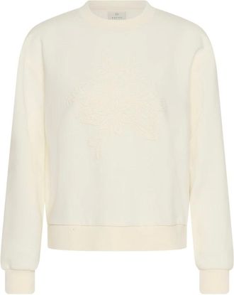 Kaffe SweaT-shirt KAdeliva - Femme - Sweatshirts et sweats &agrave; capuche - Blanc - Taille: 38 FR
