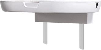 Supvox Steckdosen Aufbewahrungsregal aus Robustem Kunststoff mit Staubschutzabdeckung Platzsparendes Wandregal ohne Bohren f&uuml;r Badezimmer und K&uuml;che