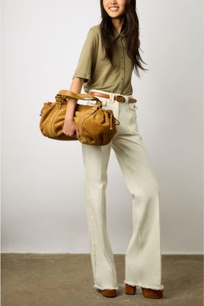 Gerard Darel Chemisette en lin - MYLENE - Vert Kaki