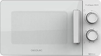 Cecotec ProClean 3020. Micro-onde blanc avec revêtement Ready2Clean, technologie 3DWave, input 1150W, output 700W, 20L, 6 modes