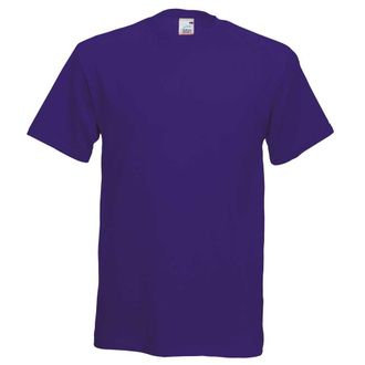 Fruit Of The Loom T-Shirt, XL: Brustumfang: 112-117 cm, Violett, XL