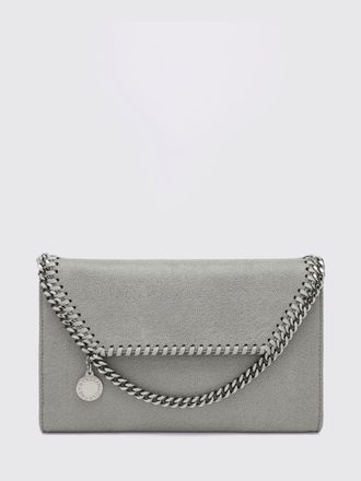 Stella McCartney Falabella Wallet on Chain aus Alter Mat mit Kettenbesatz