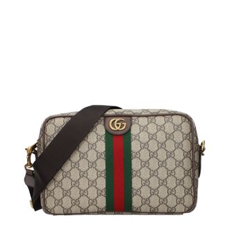Gucci Ophidia Sacs bandouli&egrave;re Homme Tissu Beige/Marron