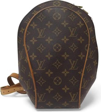 Louis Vuitton Rucks&auml;cke - Vintage Louis Vuitton Ellipse PM M51125 Monogram R - Gr. unisize - in Braun - f&uuml;r Damen