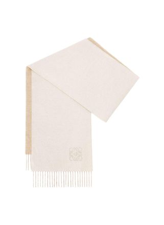 Loewe Echarpe bicolore en laine et cachemire