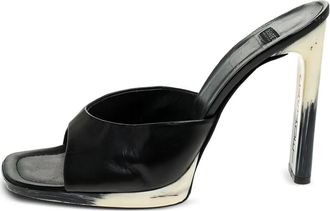 Casadei sandales en cuir à talon 110 mm - Noir