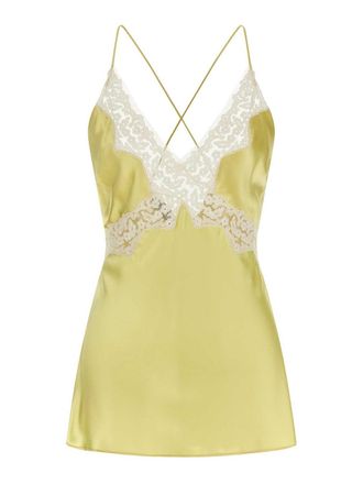 Alberta Ferretti Top - Jaune