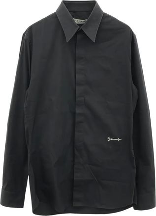Givenchy chemise à broderies (années 2000) - Noir