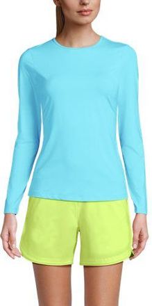 Lands End Badeshirt in Lang-Größe, Damen, Größe:32-34 regular, Blau, Nylon-Mischung, by Lands End