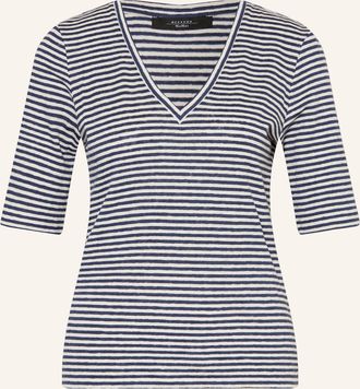 Max Mara Weekend Max Mara T-Shirt Opzione Aus Leinen blau