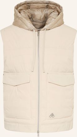 Moose Knuckles Daunenweste Brixton Mit Abnehmbarer Kapuze beige