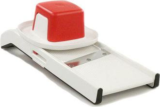 Tupperware K&uuml;chenstar 17576 Gem&uuml;sehobel f&uuml;r Junior-Koch, Reibe wei&szlig; und rot