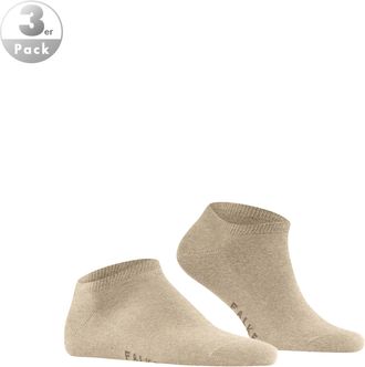 Falke Herren Socken beige Baumwolle & Mix unifarben